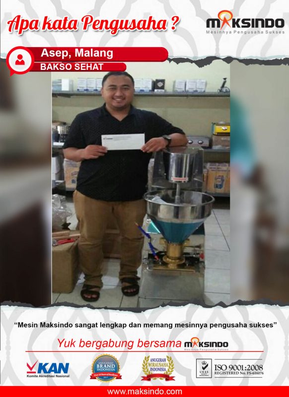Bakso Sehat : Mesin Maksindo Lengkap Toko Mesin Maksindo