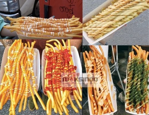 Daftar Harga Mesin Long Potato Kentang Panjang Maksindo
