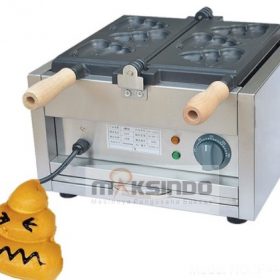 Mesin Waffle Bentuk Poo (MKS-POO2) - Toko Mesin Maksindo