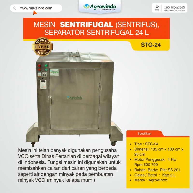 Mesin Sentrifugal (Sentrifus), Separator Sentrifugal - Toko Mesin Maksindo