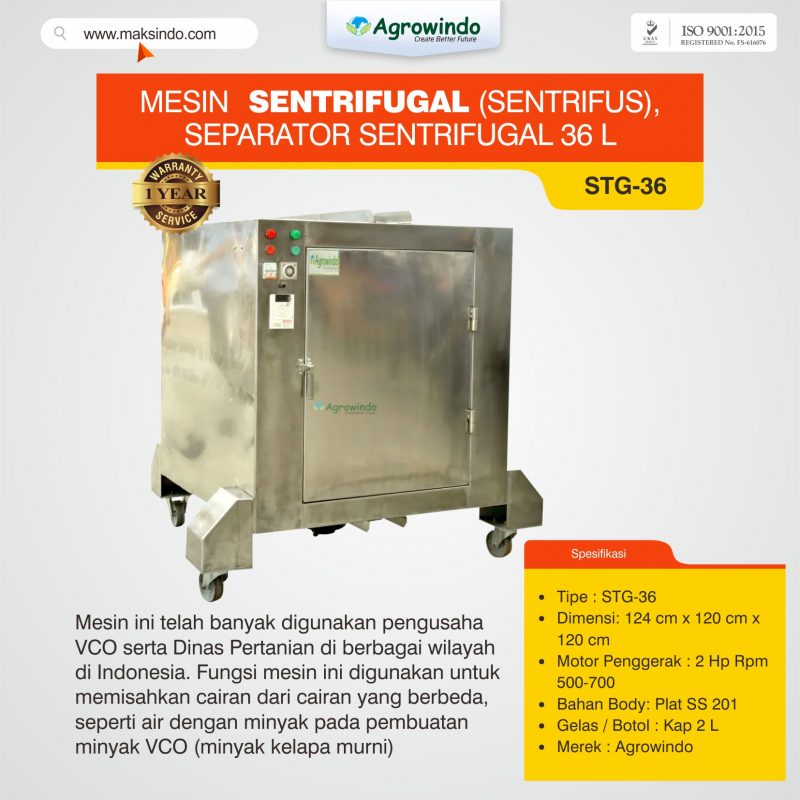 Mesin Sentrifugal (Sentrifus), Separator Sentrifugal - Toko Mesin Maksindo